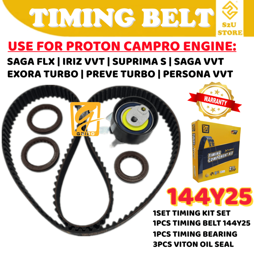 Original Gaido Proton Timing Belt Saga FLX Iriz Exora Bolt Preve ...